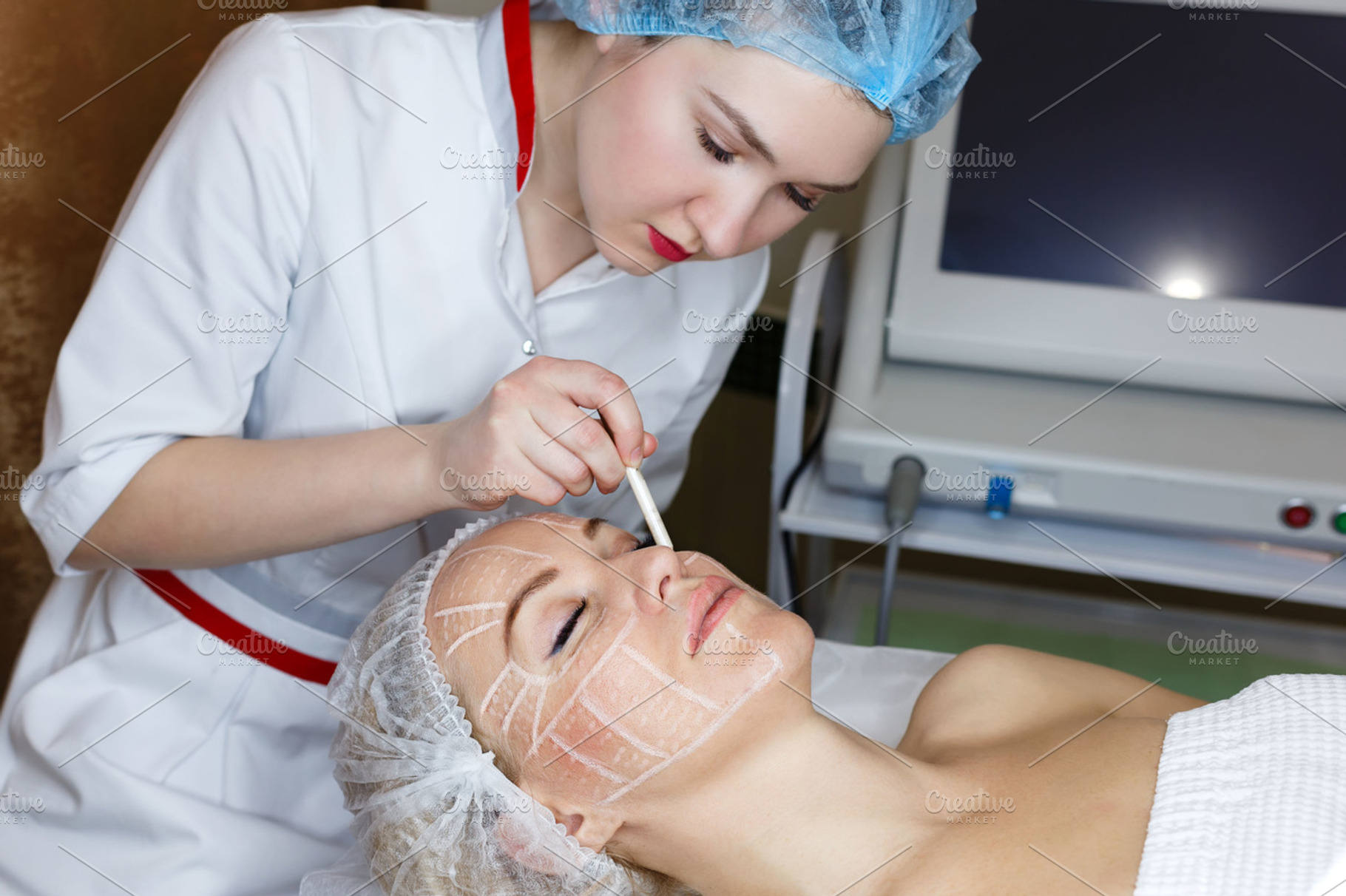 Smas lifting ultrasound containing medical, woman, and spa, a Health ...