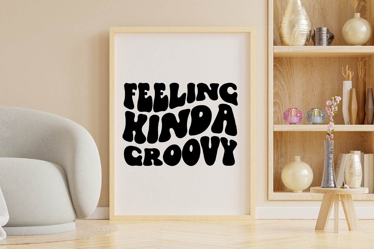 Daisy Chic A Duo Retro Groovy Font