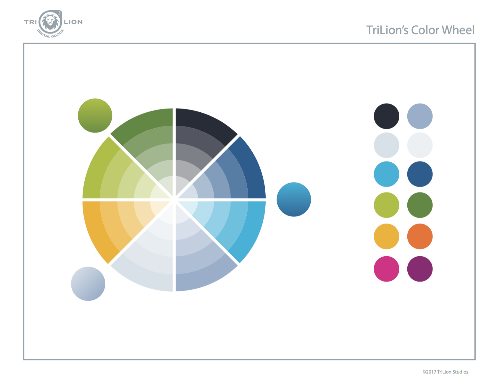 Illustrator Color Palette Wheel, a Palette Add-On by Brian White Design ...