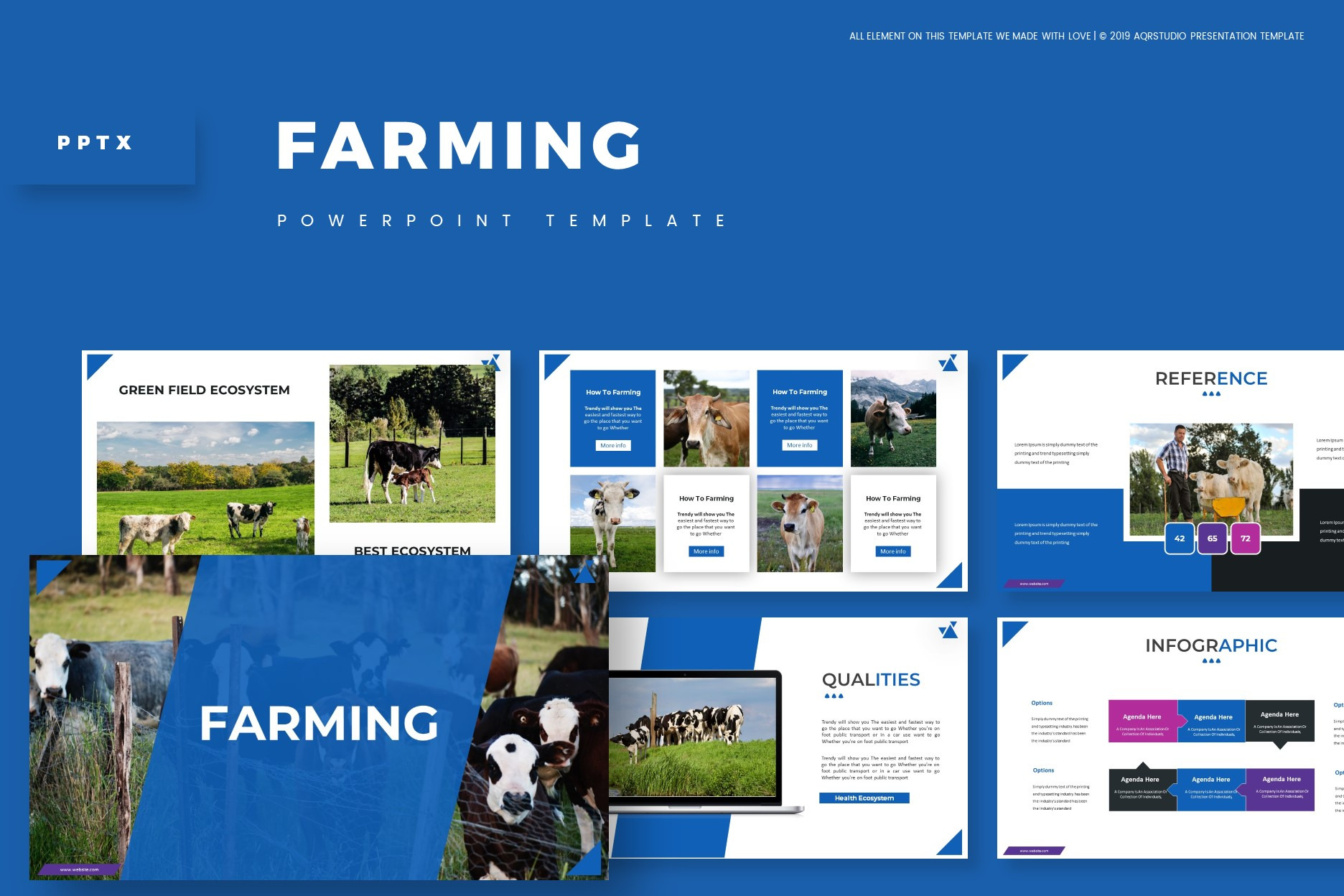 Farming - Powerpoint Template, a Presentation Template by AQR Studio