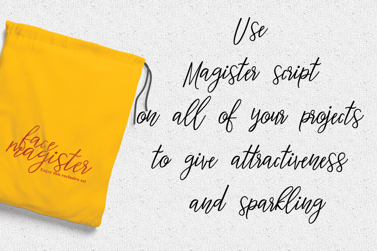 Magister Typeface, a Script Font by Face Lab