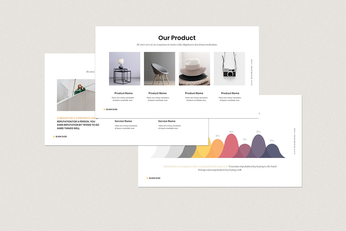 Blank Slide Presentation Template, a Presentation Template by evgenystudio