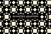 Geometric Monotone Pattern, a Wallpaper Graphic by MalyskaStudio