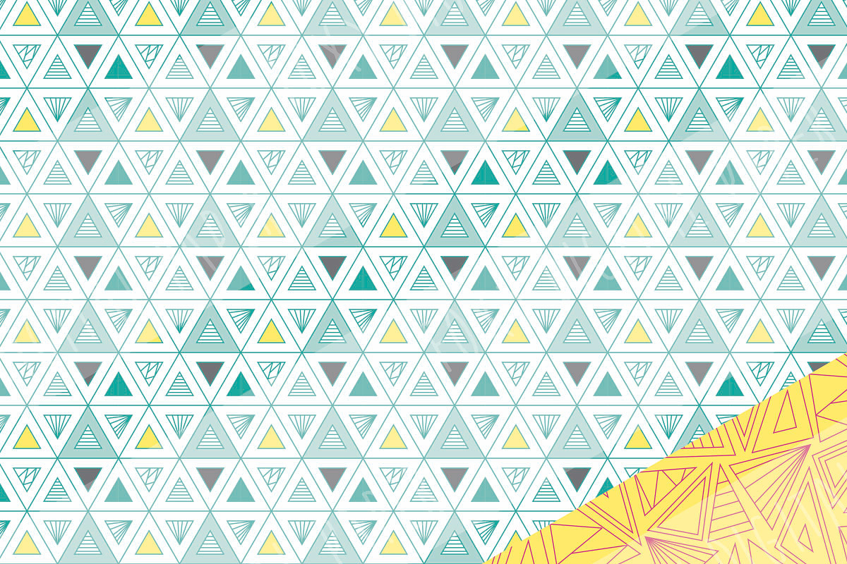 Triangle Digital Paper, a Background Graphic by Foxy Digital Paper ...
