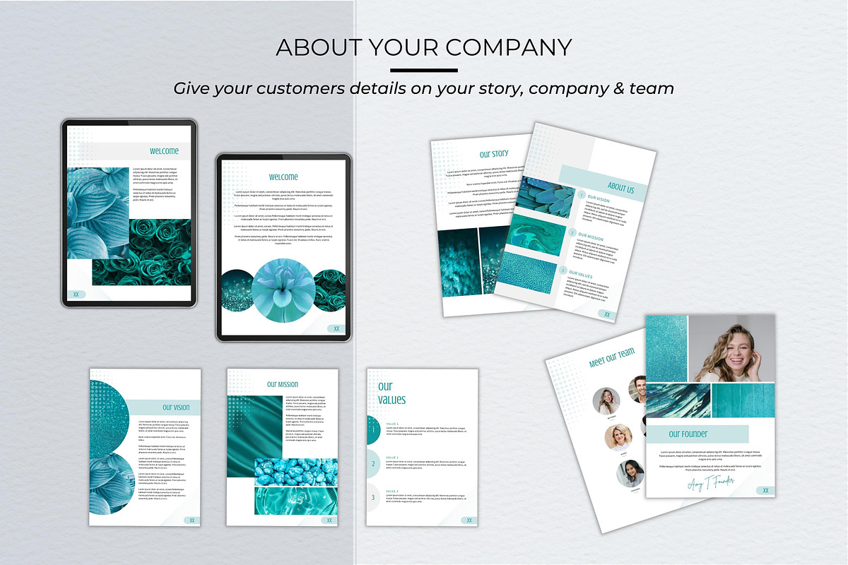 Product Catalog Canva Template Bundle