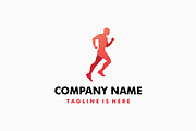 running man logo, a Branding & Logo Template by vastard