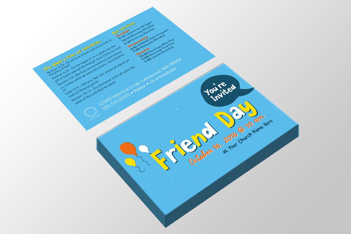 Friend Day Invite - Kids, an Invitation Template by Team Alabaster