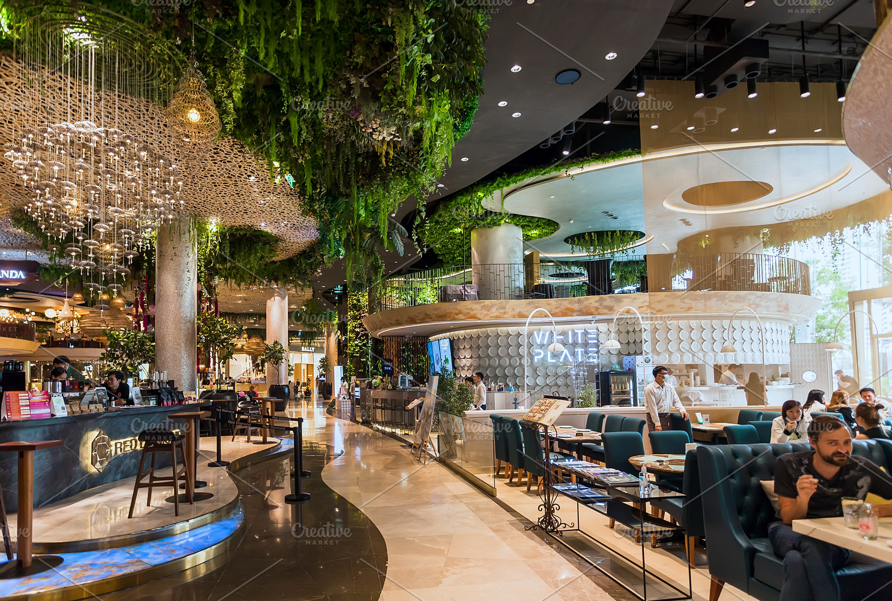 Drinking coffee inside luxury cafe, an Arts & Entertainment Photo by ...