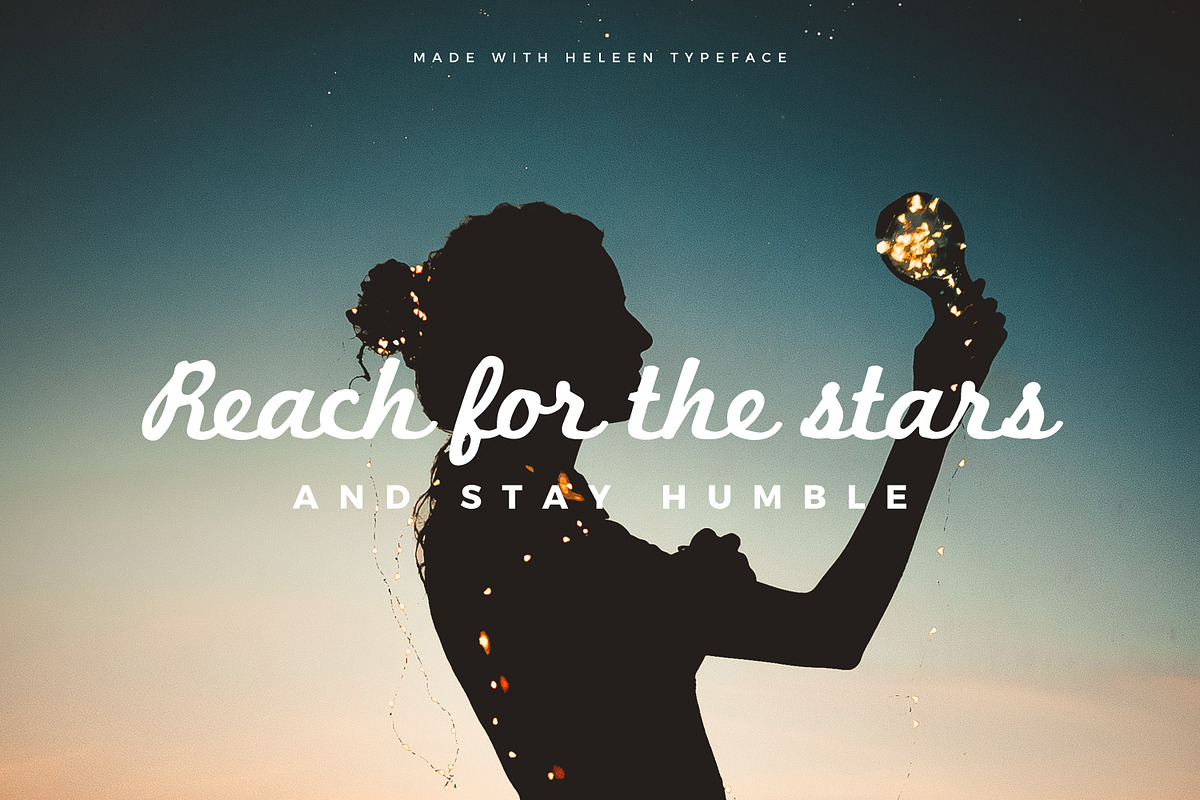 Heleen Script Font, a Script Font by AndrewPixel