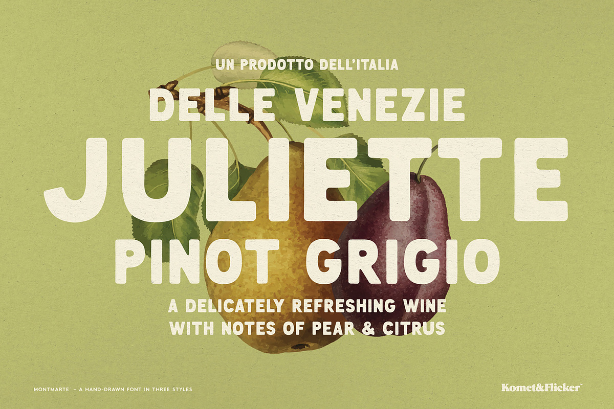 Montmartre – A Hand-drawn Font