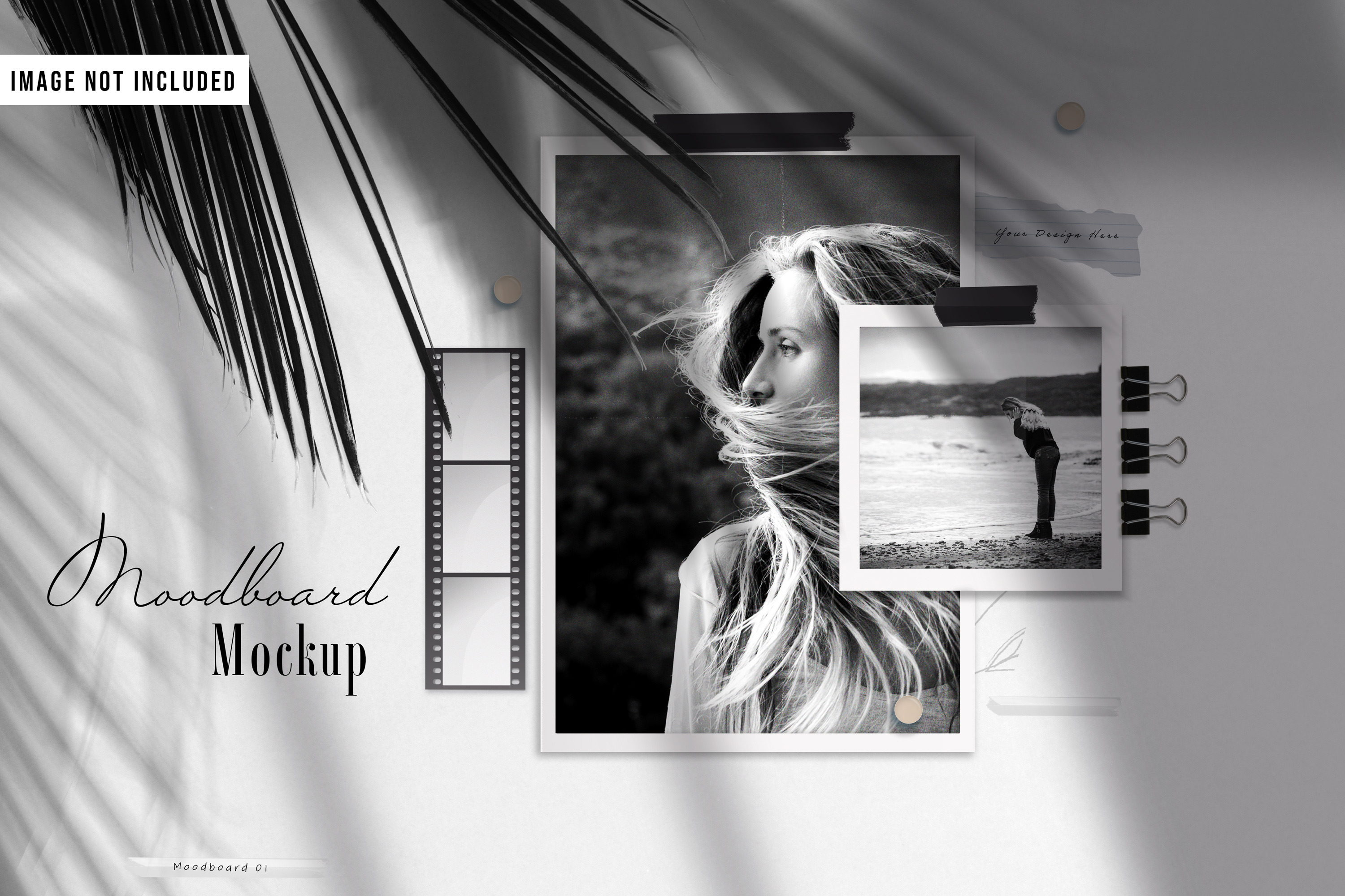 Moodboard with Photo Mockup, a Mockup by wavebreak