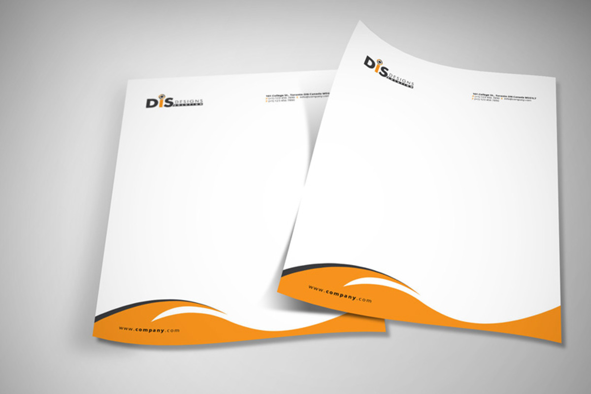 Letterhead Pad with MS Word Files, a Stationery Template by Design'sTRIBE