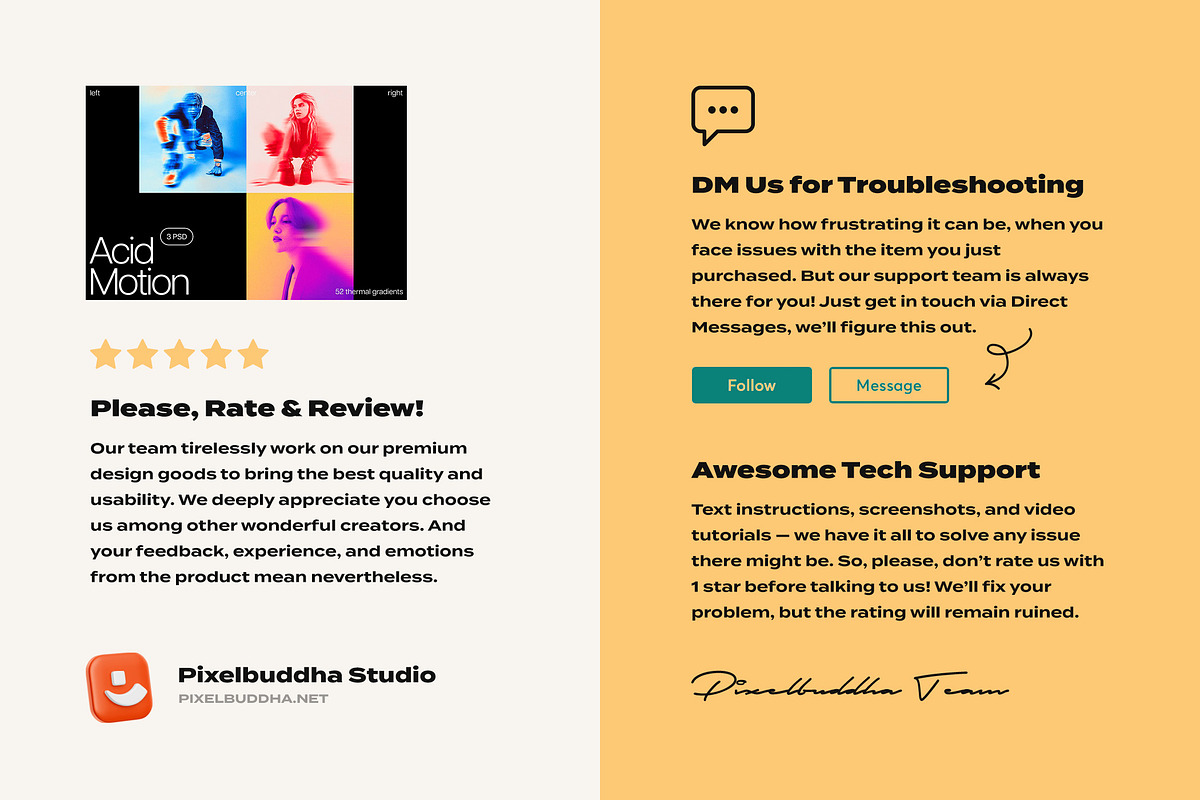 Acid Motion Photo Effects, a Layer Style Add-On by pixelbuddha.net