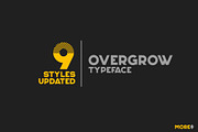 Overgrow Typeface, a Font by Revorklabs