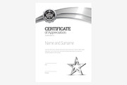Certificate380. Diploma template, a Decorative Illustration by Sunny