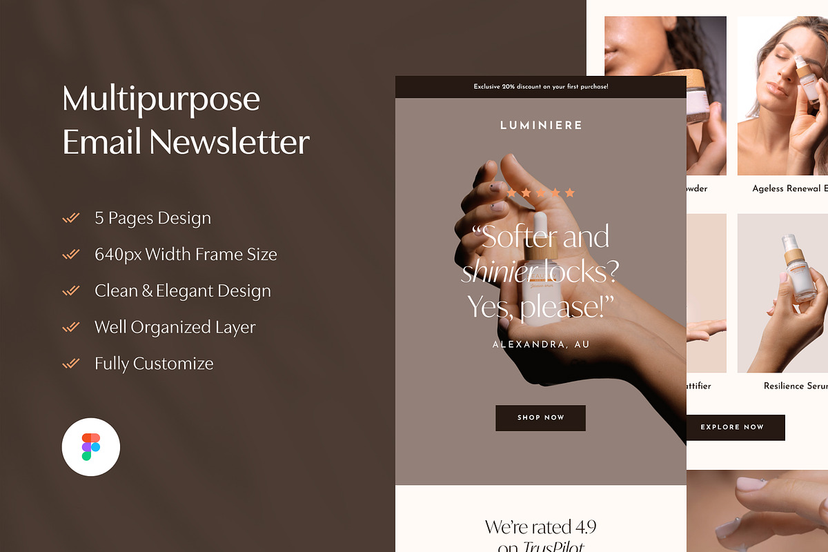 Figma Multipurpose Email Newsletter, an Email Template by andrisetiawannn