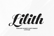 Lilith Script Pro Font Family, a Script Font by Monday Type – Typefaces