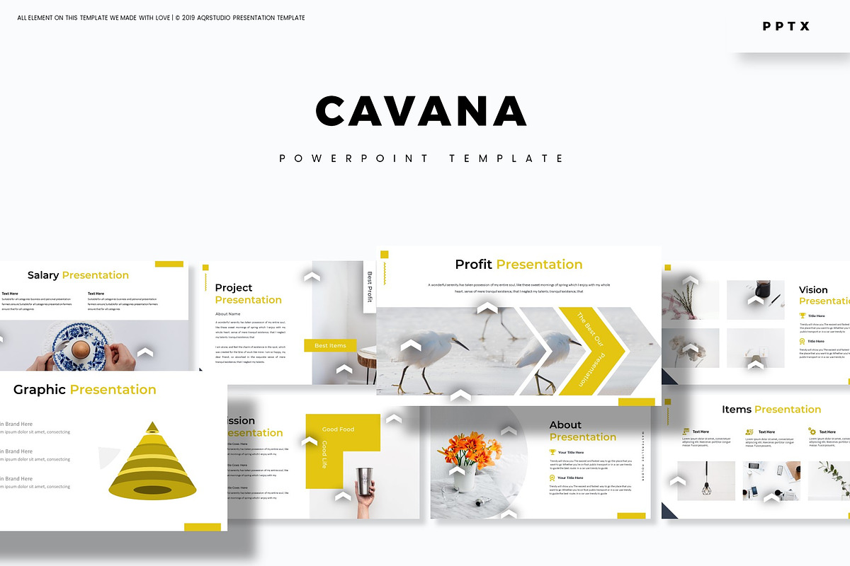 Cavana - Powerpoint Template, a Presentation Template by AQR Studio ...