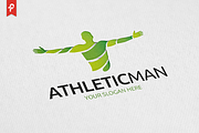 Athletic Man Logo, a Branding & Logo Template by ft.studio
