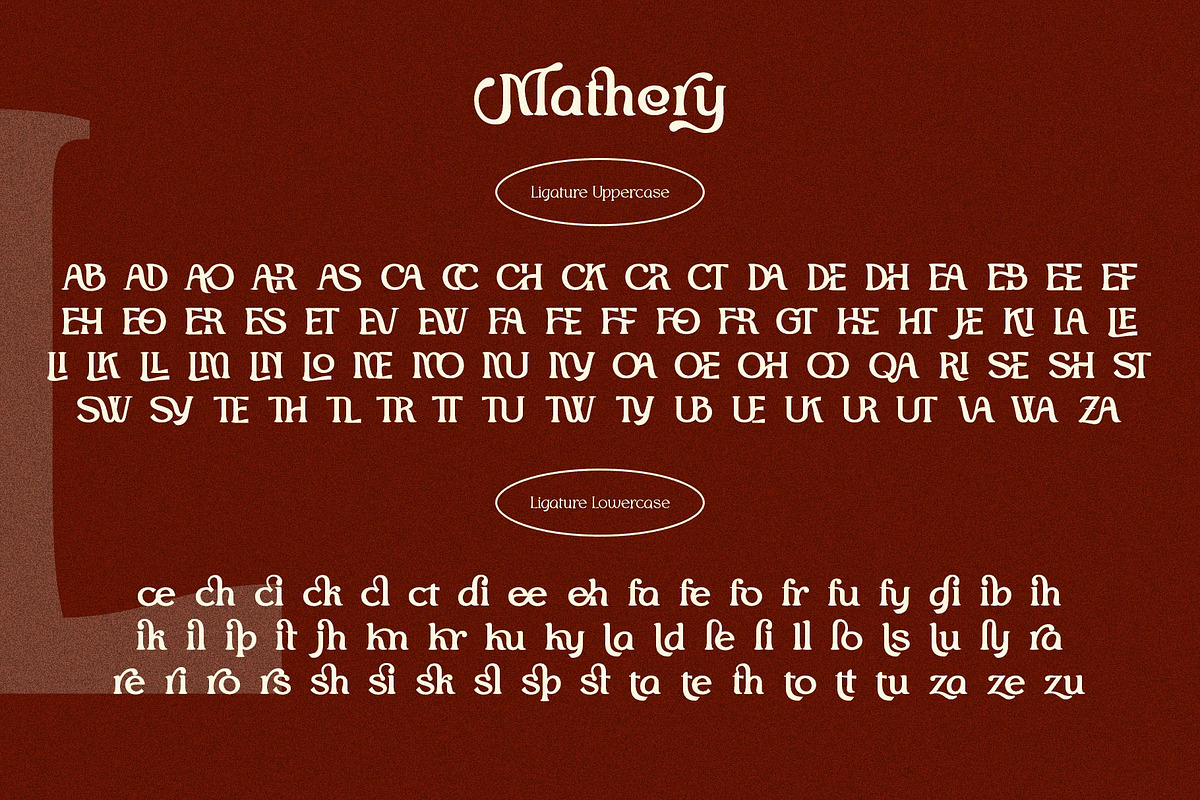 Mathery Typeface, a Serif Font by alit design