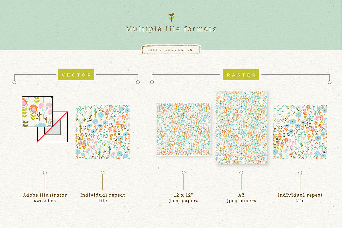 Bright & Quirky Graphics & Patterns, a Pattern Graphic by Lisa Glanz