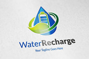 Water Recharge, a Branding & Logo Template by vectorlogos89