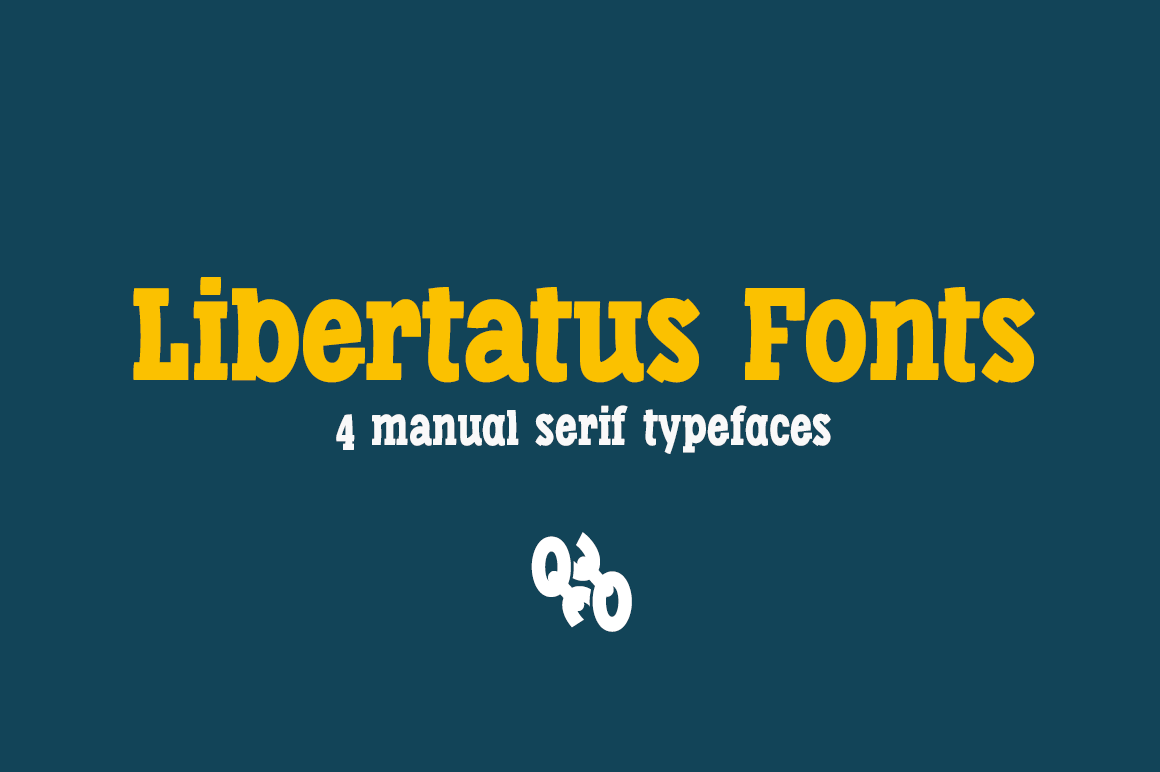 Libertatus fonts, a Slab Serif Font by deFharo