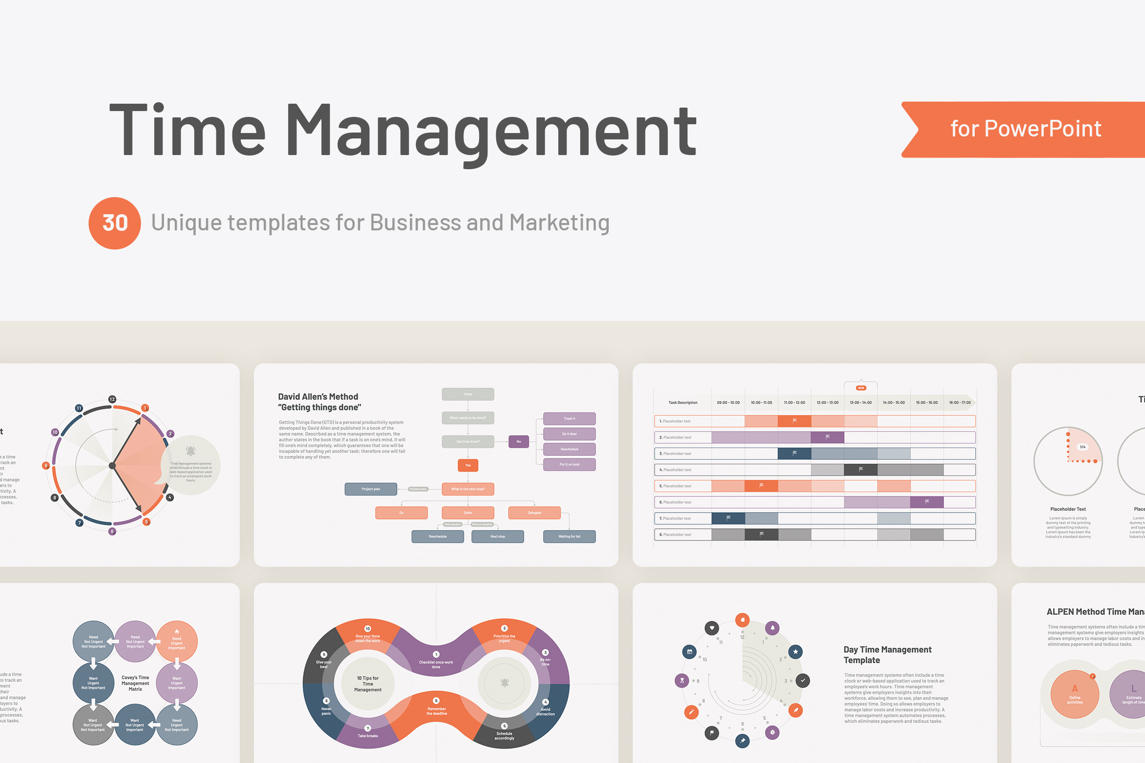 30 Time Management PowerPoint Slides
