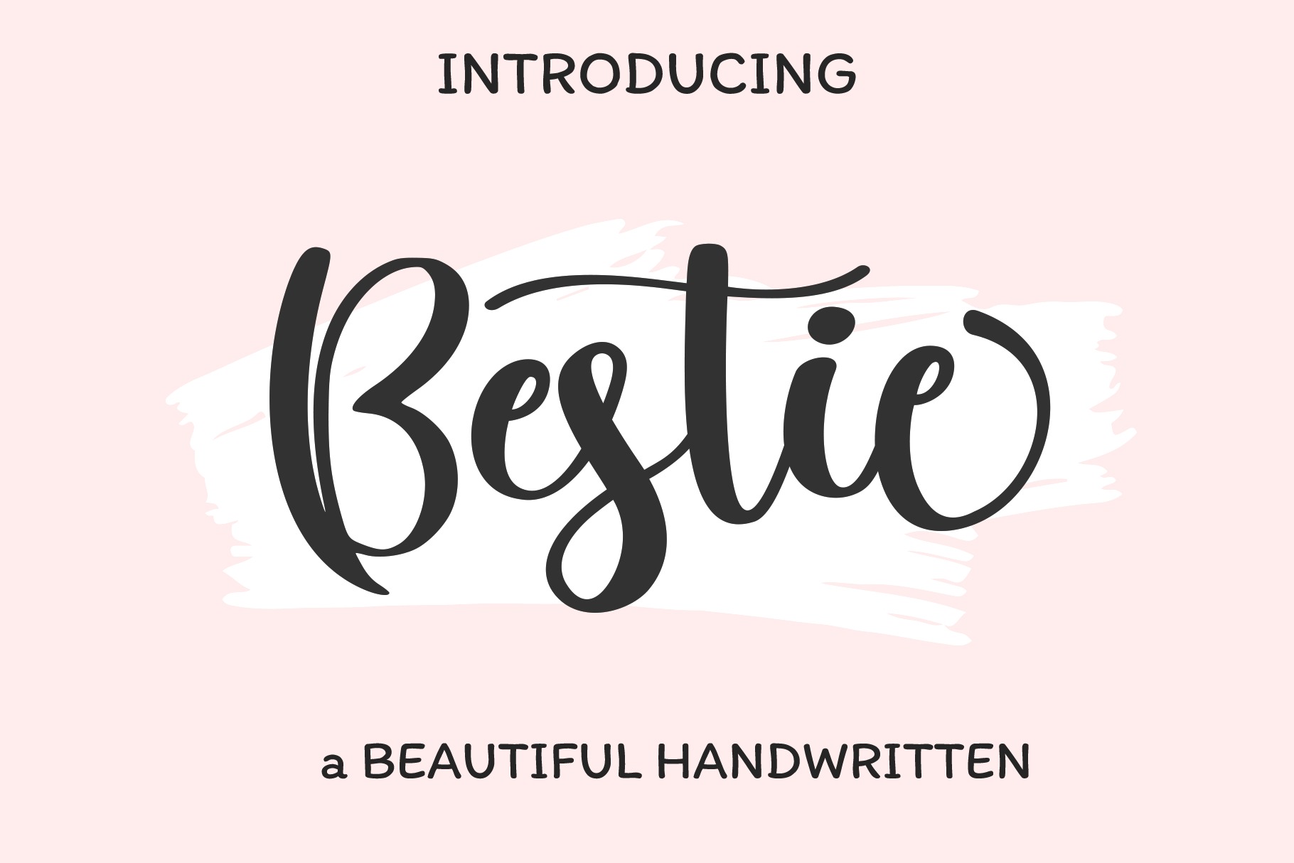 Bestie Handwritten Font, a Script Font by BearyType Studio | Creative ...