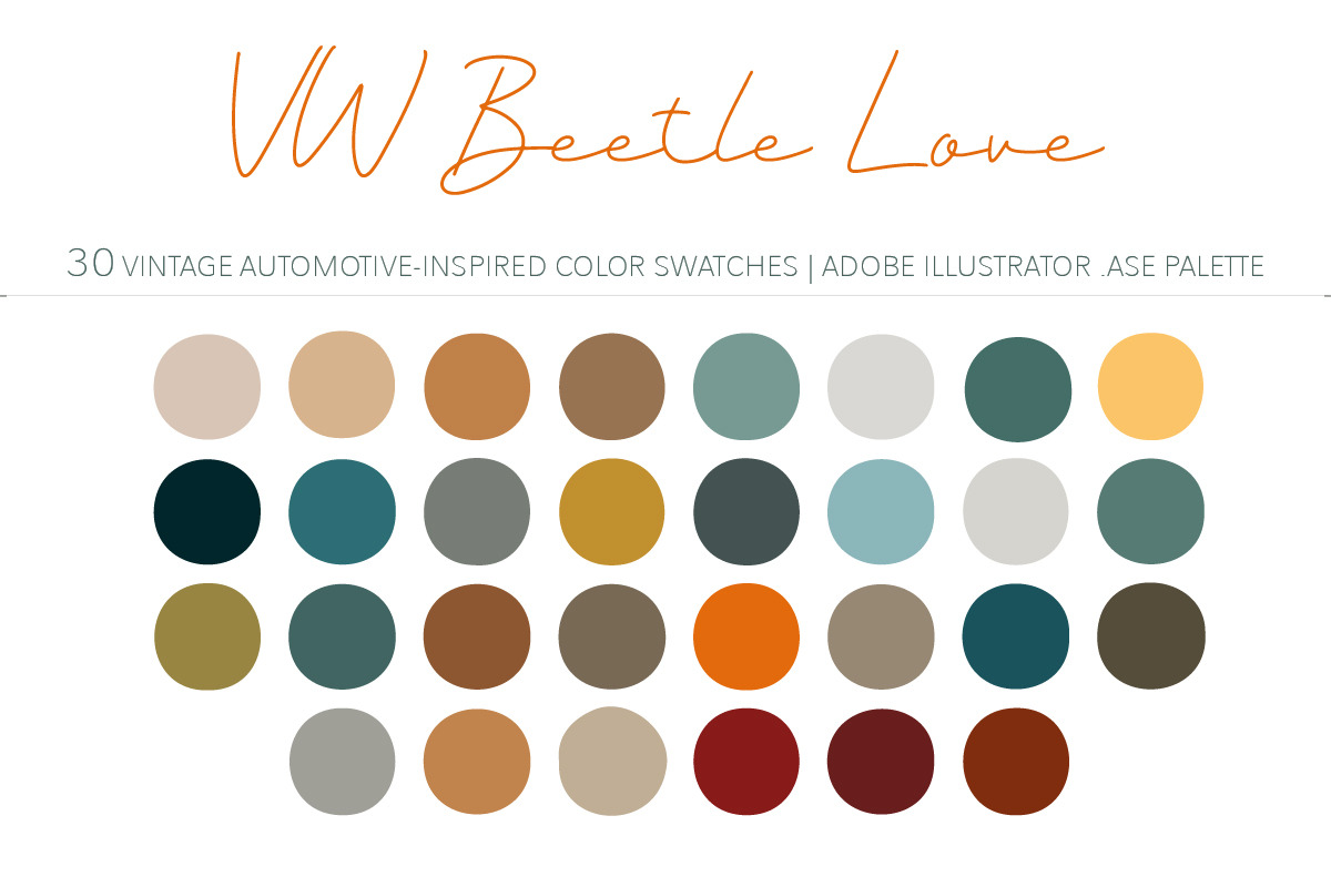 Illustrator Color Palette Bundle V2, a Palette Add-On by Jennadesigns