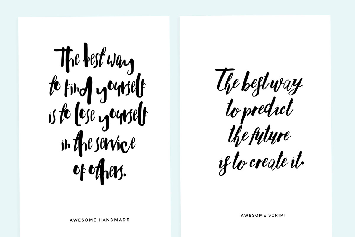 Adele 6 Fonts (70% off), a Script Font by Fortunes Co