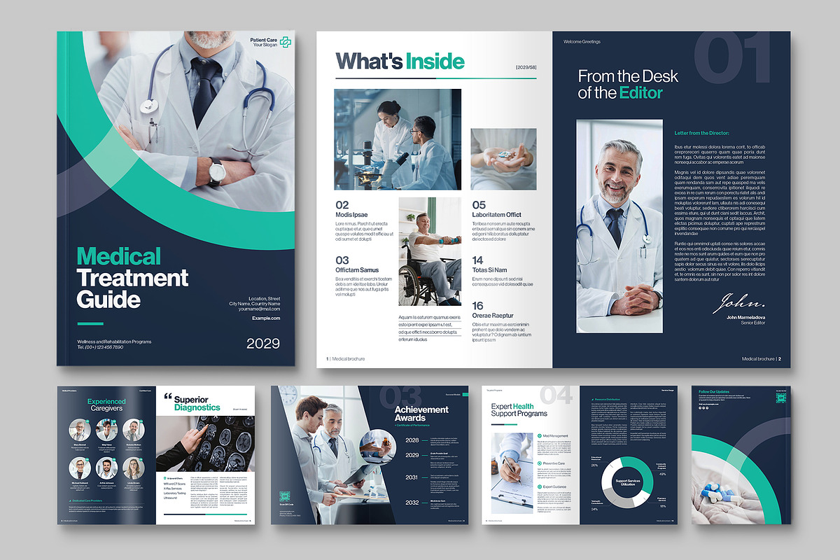 Healthcare Brochure Template, a Brochure Template by BrandPacks ...