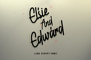 Elsie And Edward Line Script, a Script Font by Fontcastle | Creative Market