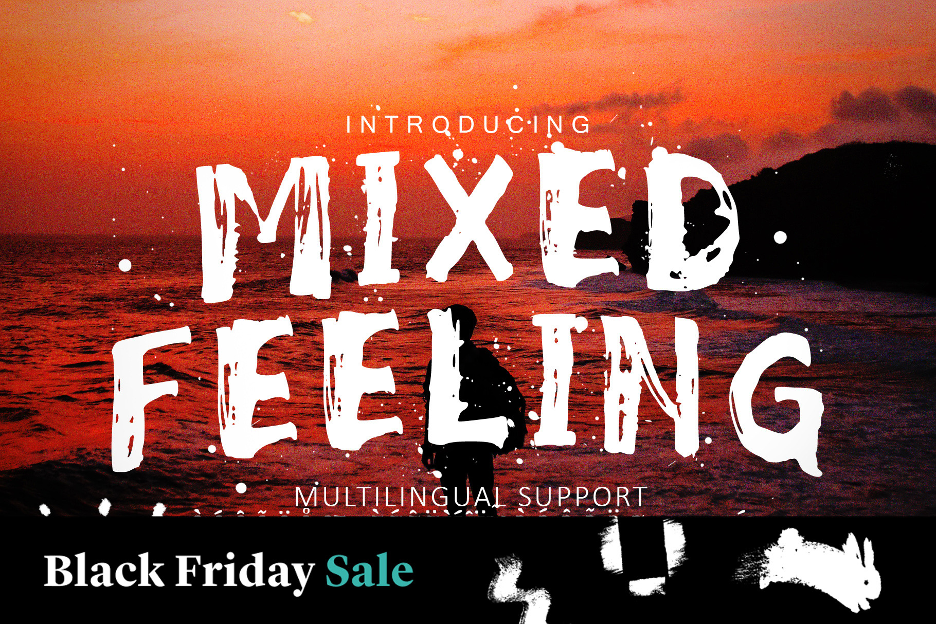 Mixed Feeling Font, a Font by VitaminRGB | Creative Market