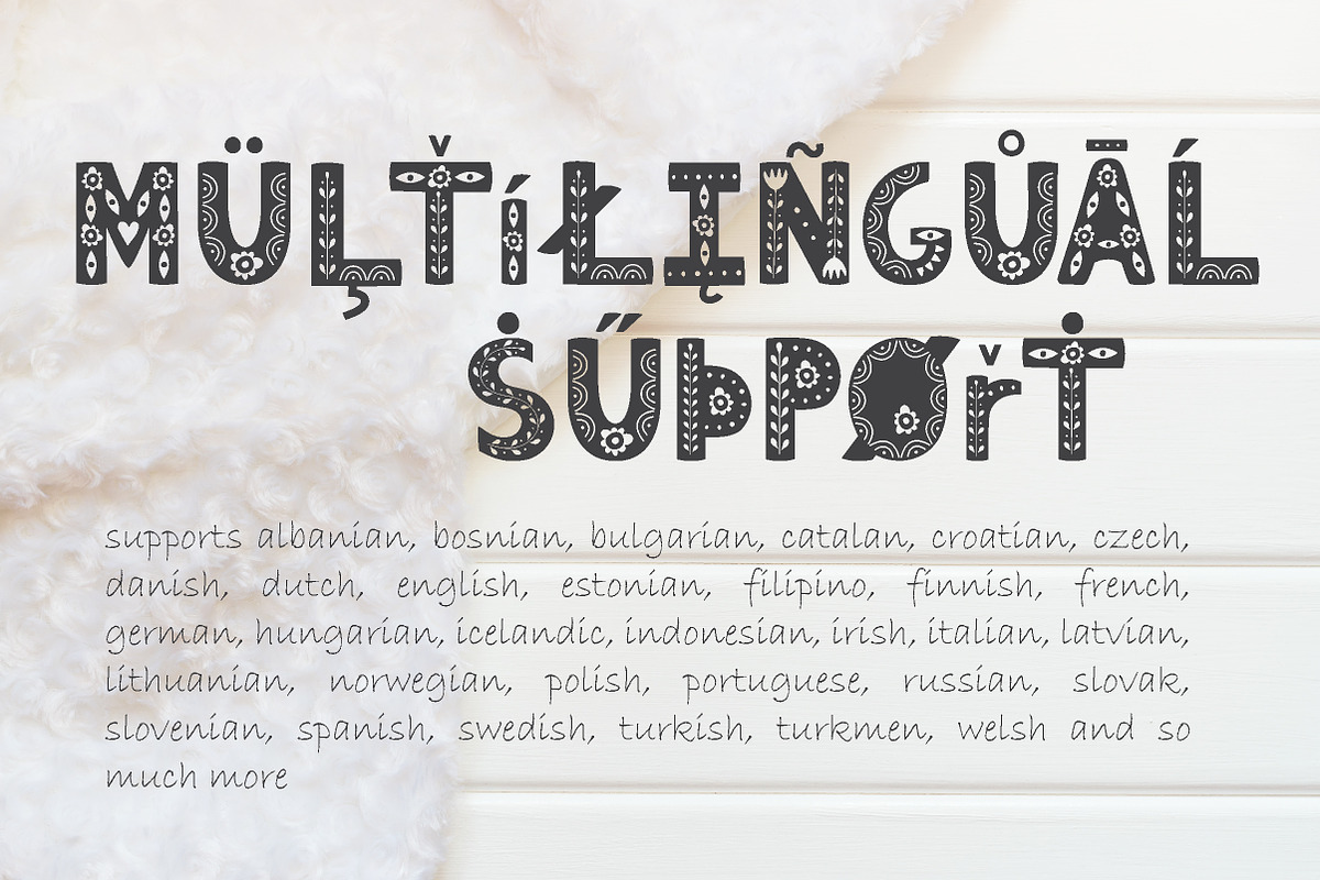 Hygge Scandinavian font, a Font by Alisovna