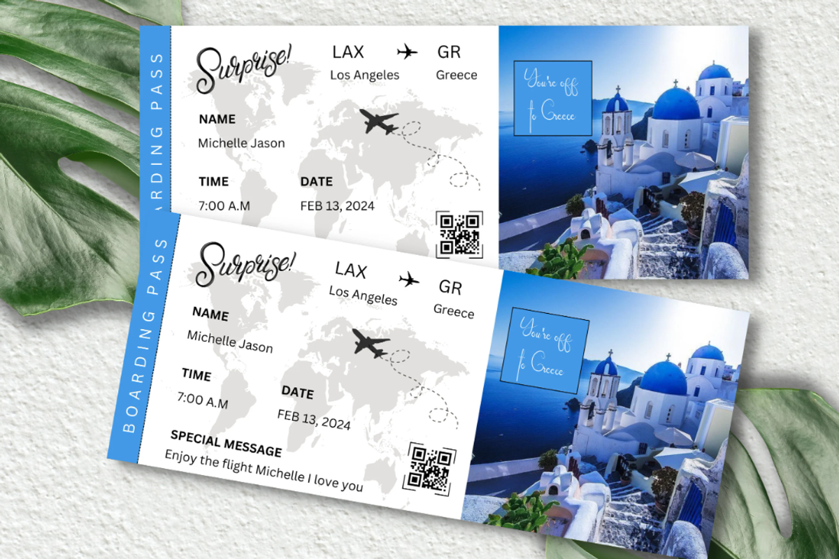 Editable Boarding Pass Template, an Invitation Template by ...