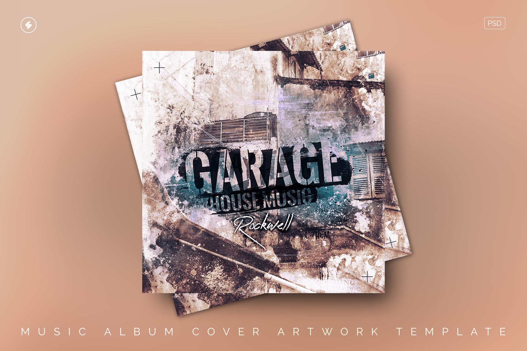 Garage Music Album Cover Template | Creative Market