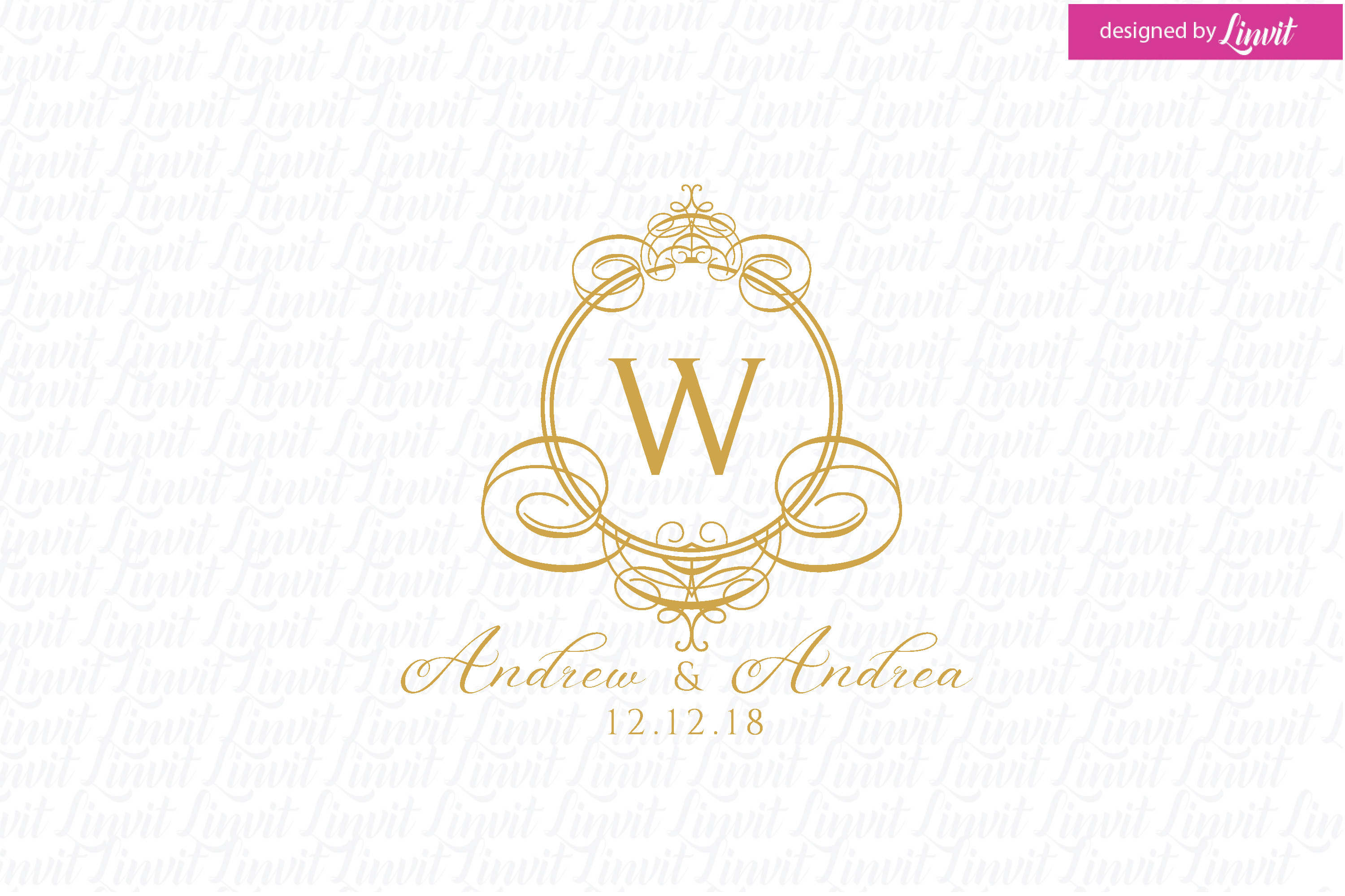Modern Wedding Logo | Branding & Logo Templates ~ Creative Market