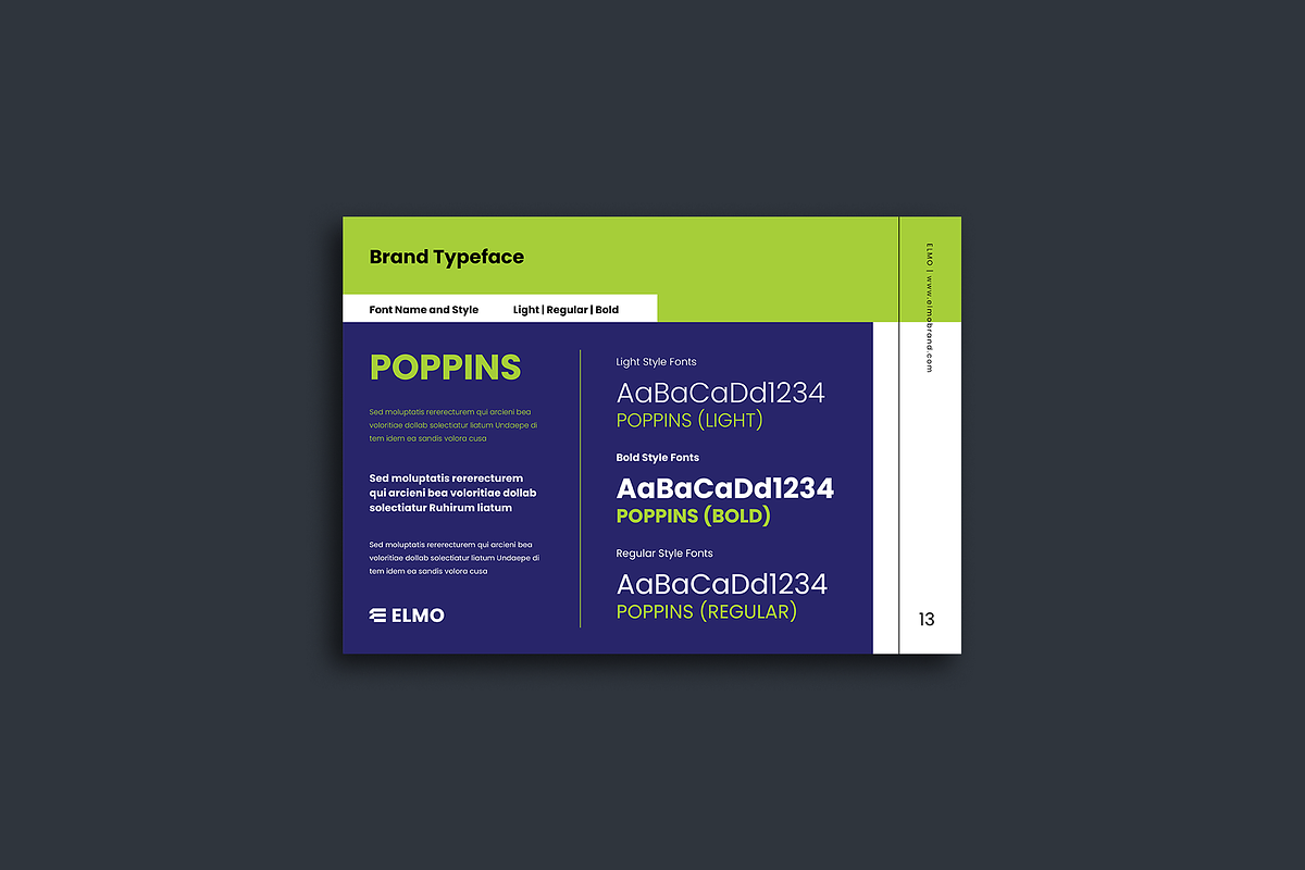 Brand Guidelines | Canva, PPTX, InD, a Brochure Template by ArtisticLand