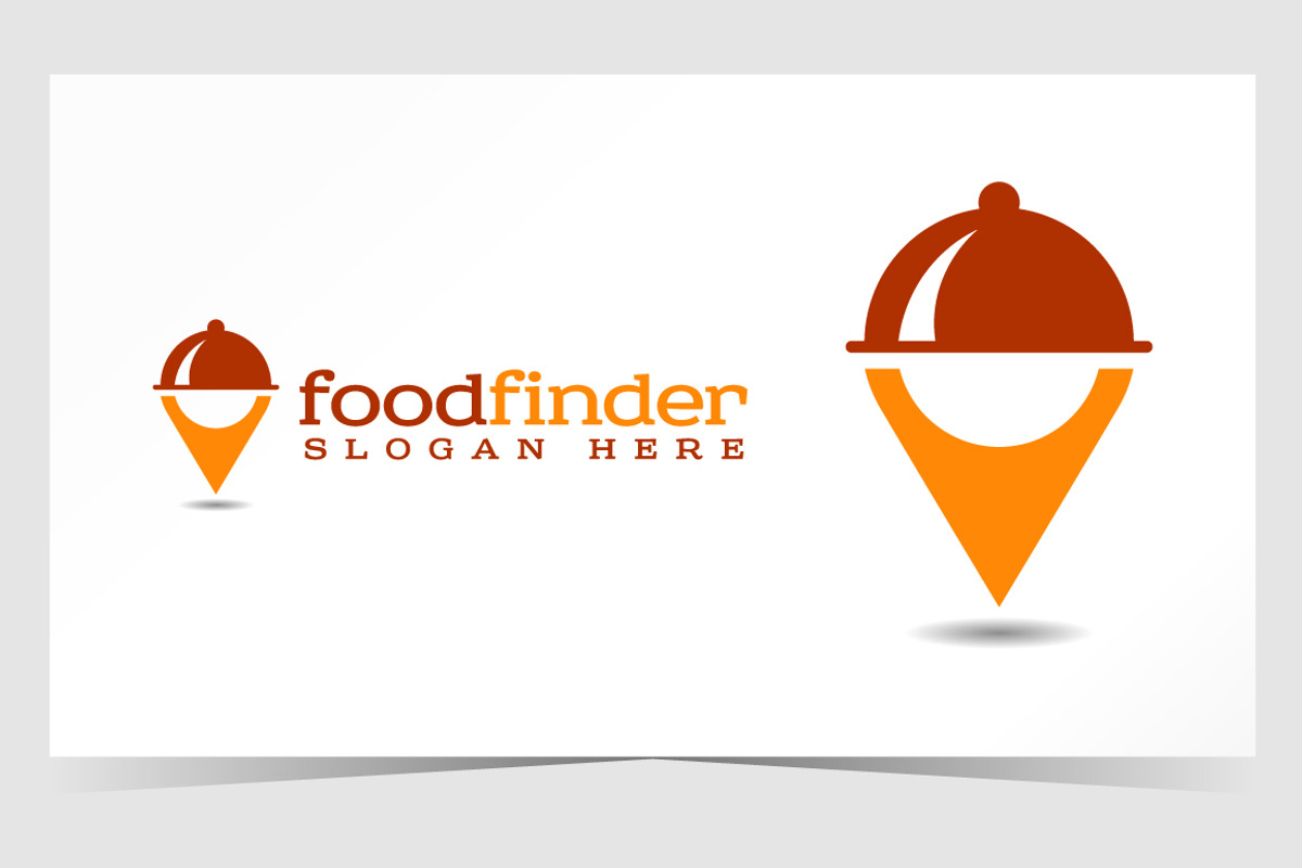 Food Finder Logo, a Branding & Logo Template by emotions76