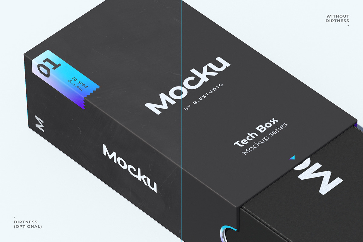 Tech Box Mockup - Megapack, a Packaging Mockup by Mocku