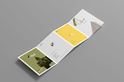 A4 Four Fold Brochure Mockups, a Print Template by pmvch