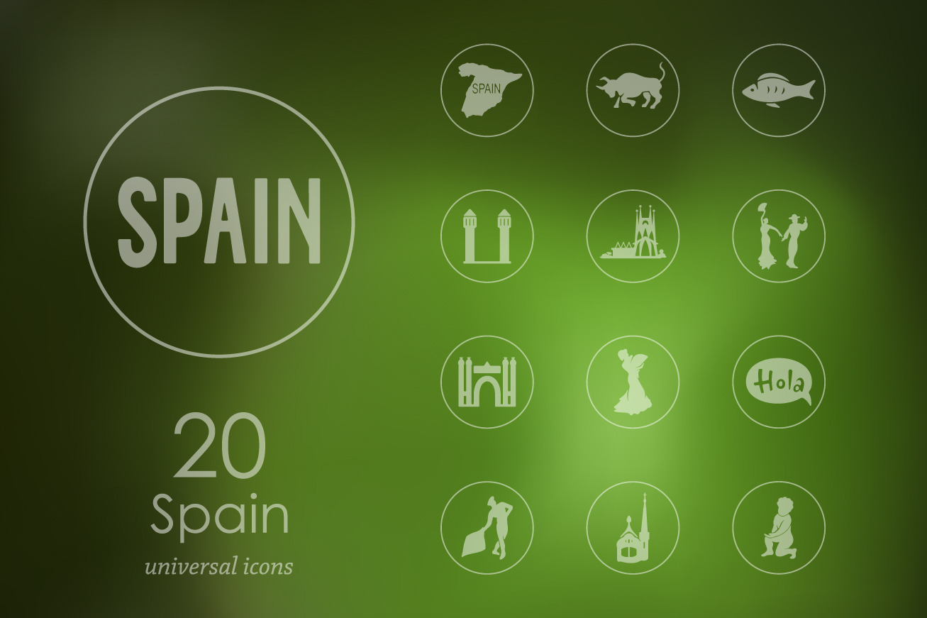 20 Spain icons, an Icon by Palau