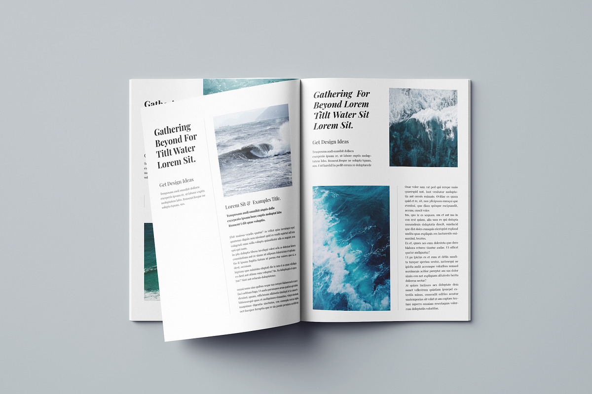 Canva Magazine Template, a Magazine Template by creathrivestudio