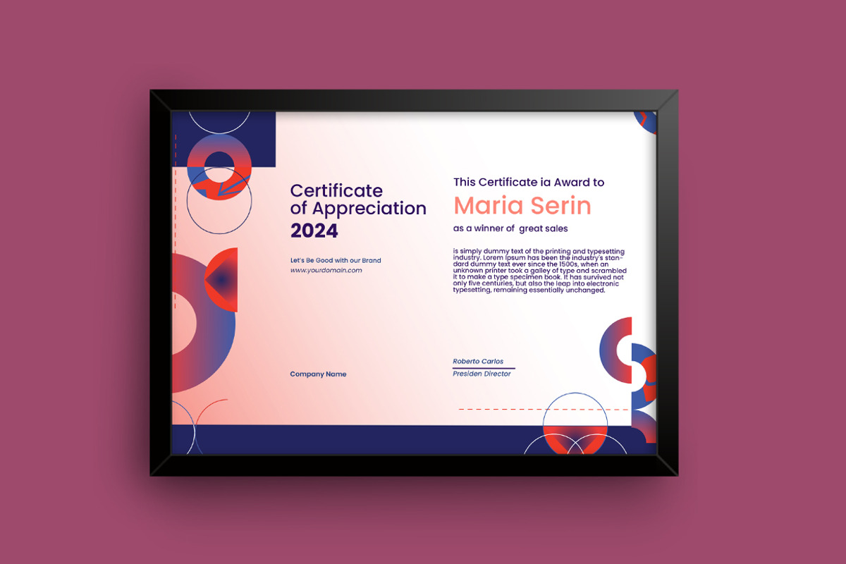 Bundle Certificate Design Template, a Print Template by MaikoHatta
