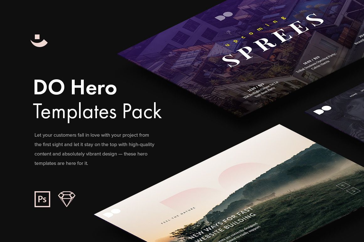 Do Hero Templates Pack, an UI Kit Template by Design Squad