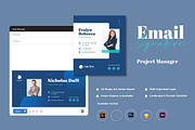 Project Manager Email Signature, an Email Template by Rahardi Creative