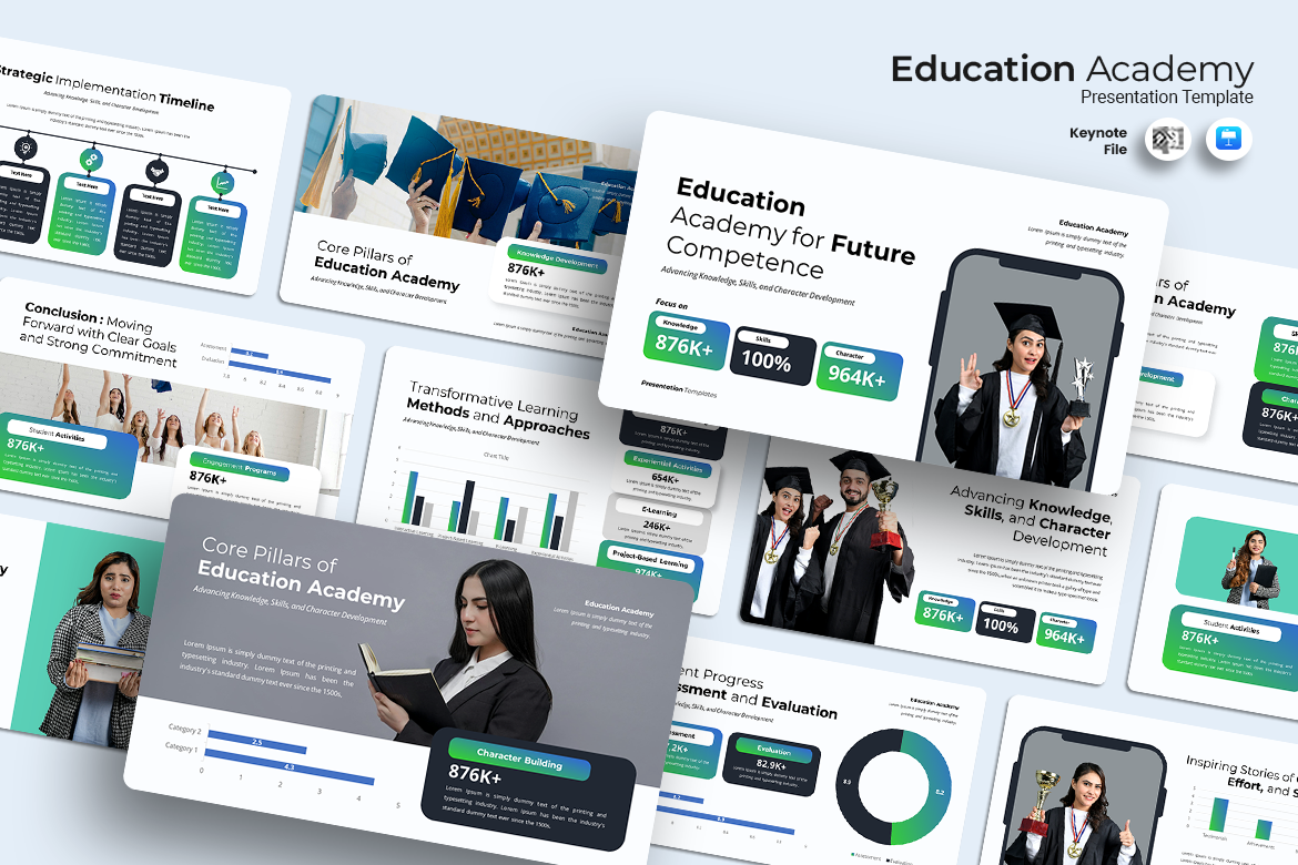 Education Academy - Keynote Template, a Presentation Template by ...