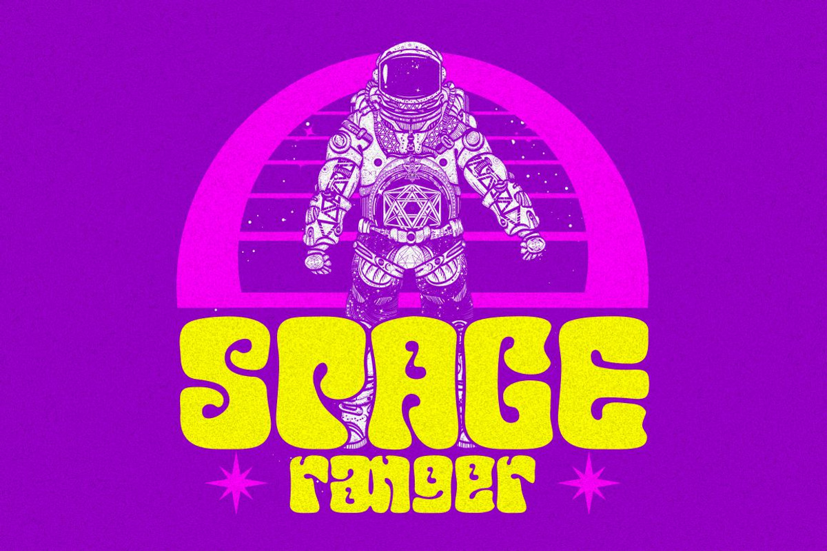 Mind Explorer - Psychedelic Font, a Font by PutraCetol Studio