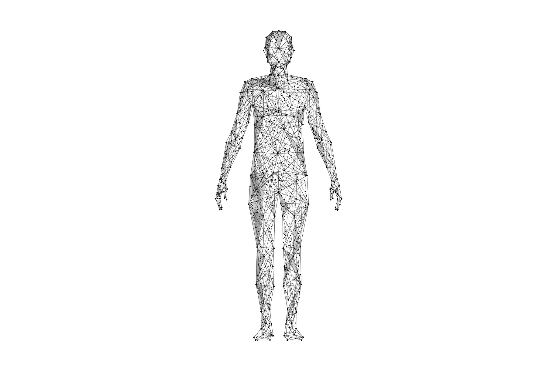 Human body low blue, a Healthcare Illustration by ANTTONIART